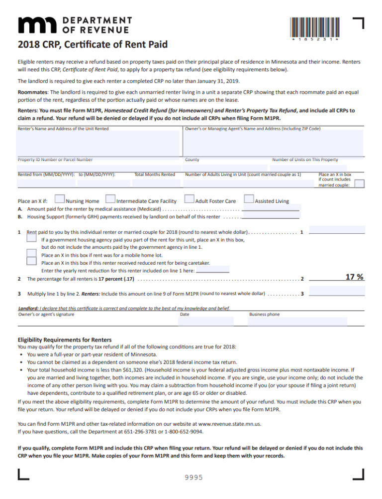 Minnesota CRP 2018 Tips - Rental Property Management Services ...